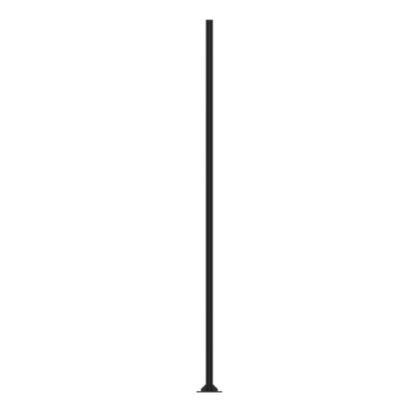 POSTE RECTO CIRCULAR DE ACERO DE 3" 4M - FIAMMA