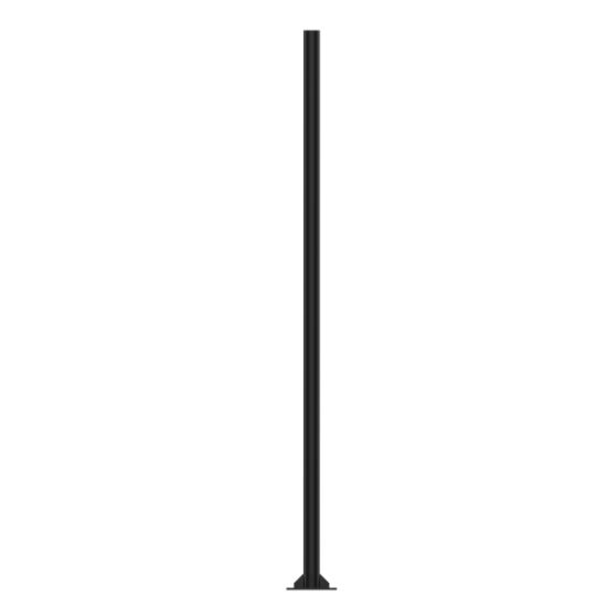 POSTE RECTO CIRCULAR DE ALUMINIO DE 3.5" 3M - FIAMMA