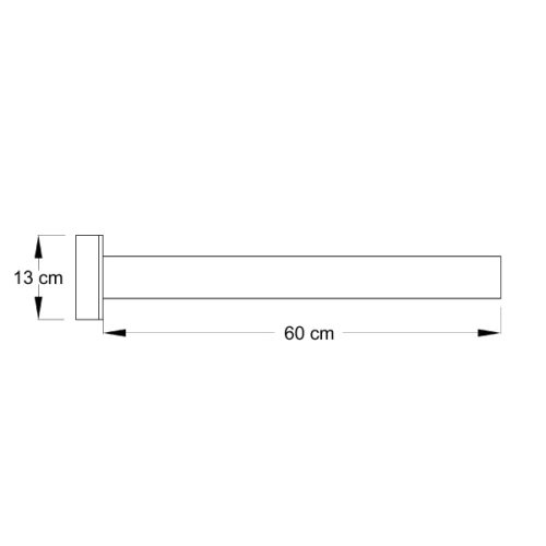 BRAZO STICK ACERO SA 60CM - FIAMMA